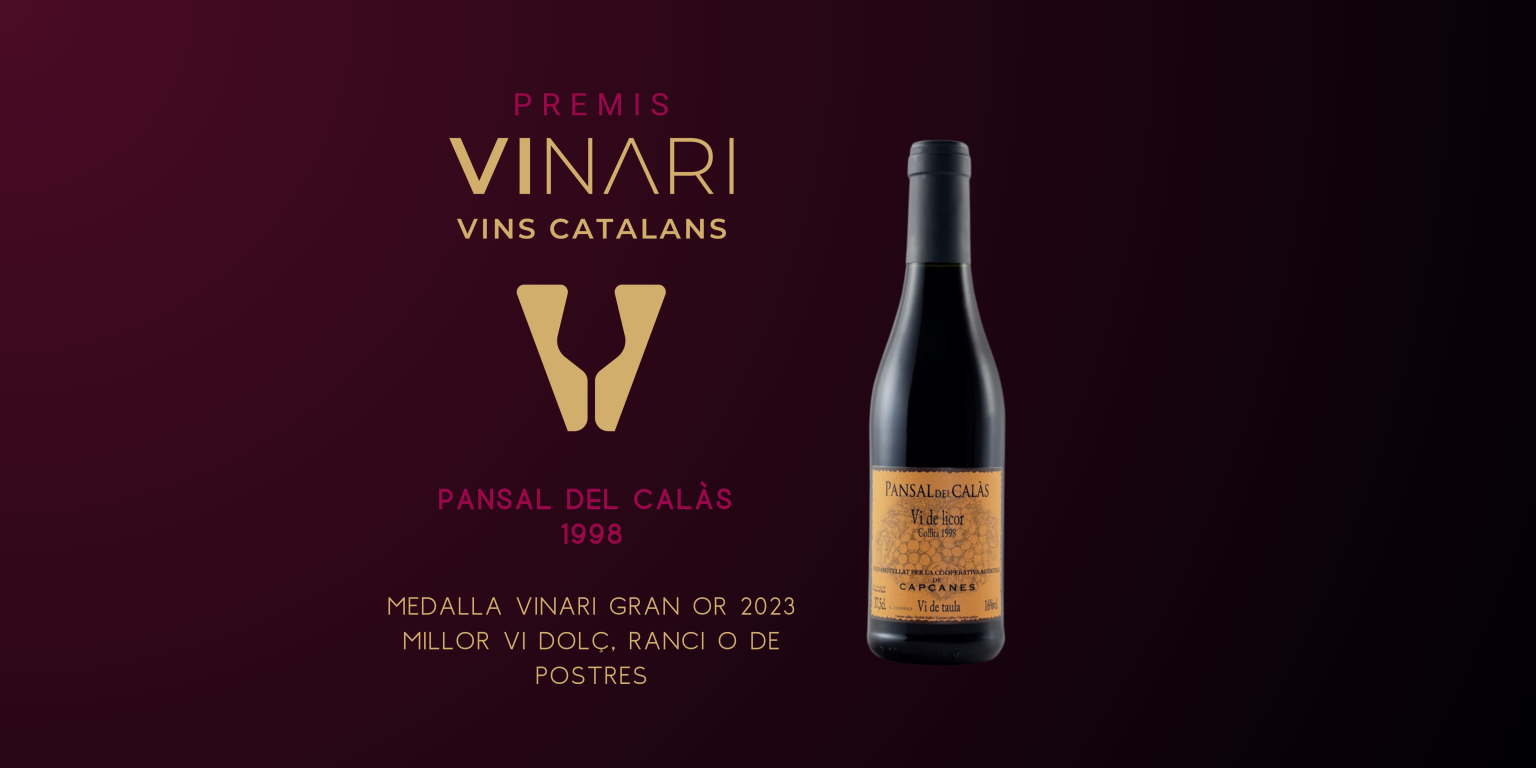 Pansal del Calàs 1998, Millor vi dolç als Vinari 2023 – Celler de Capçanes